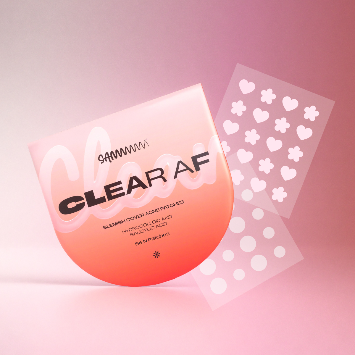 CLEAR AF Blemish Cover Acne Patches | Hydrocolloid + Salicylic Acid ...